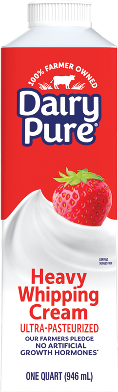 UHT Heavy Whipping Cream Quart - DairyPure®